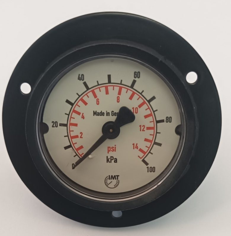 MODEL P1415 PRESSURE GAUGE 0..14psi / 100kPa REAR ENTRY 1415 569 010 – NEIC