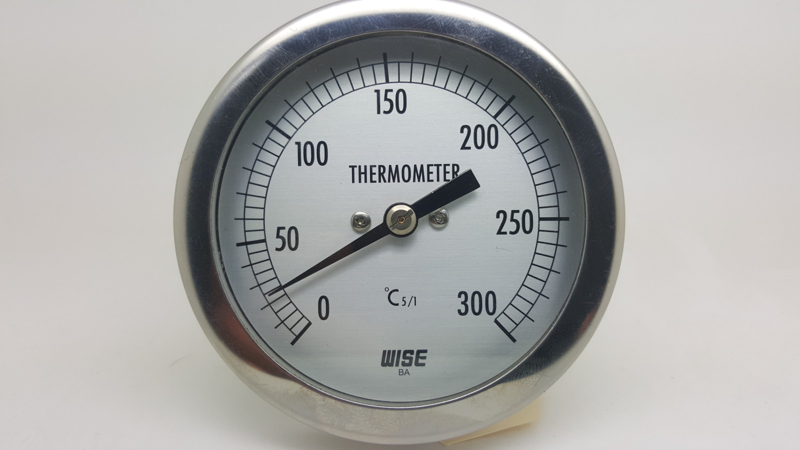 DIAL THERMOMETER 0°C TO 300°C BI-METAL REAR ENTRY S/S 80MM CASE 63MM ...