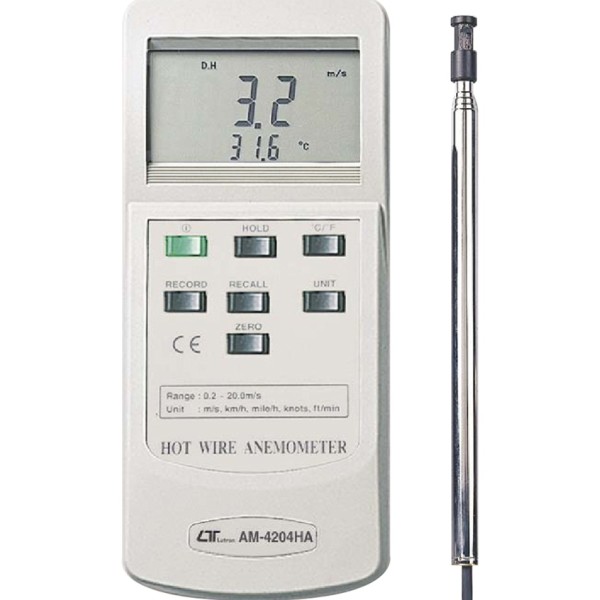 LUTRON AM4202 ANEMOMETER WITH TEMPERATURE – NEIC