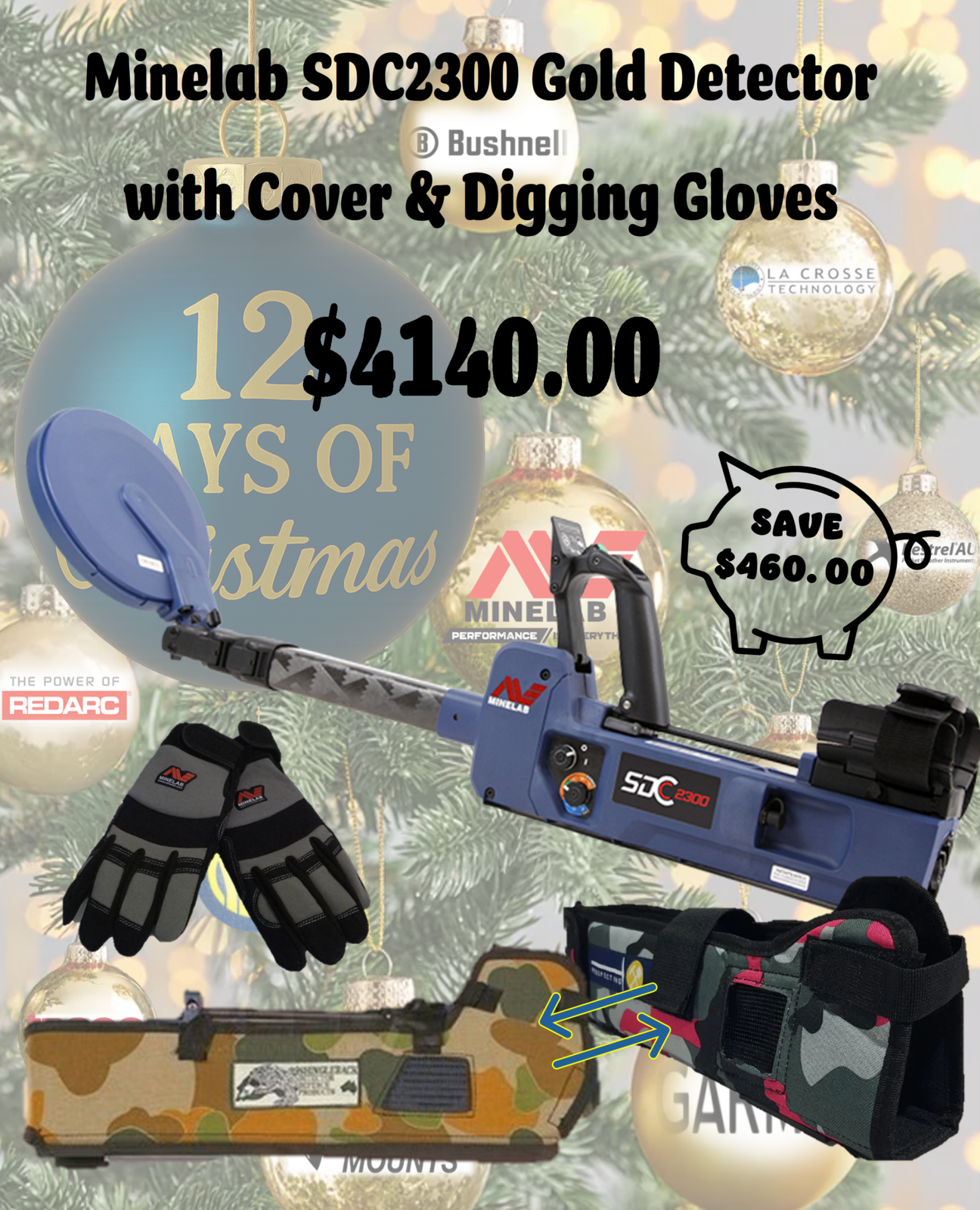 Minelab SDC 2300 Gold Detector with Accessories – NEIC